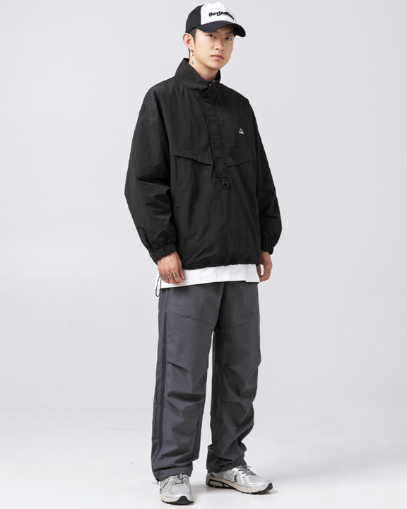Taslon Outdoor Jacket in Black – The Daily Lab