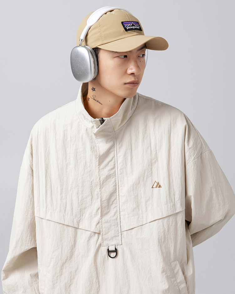 Taslon Outdoor Jacket in Beige – The Daily Lab