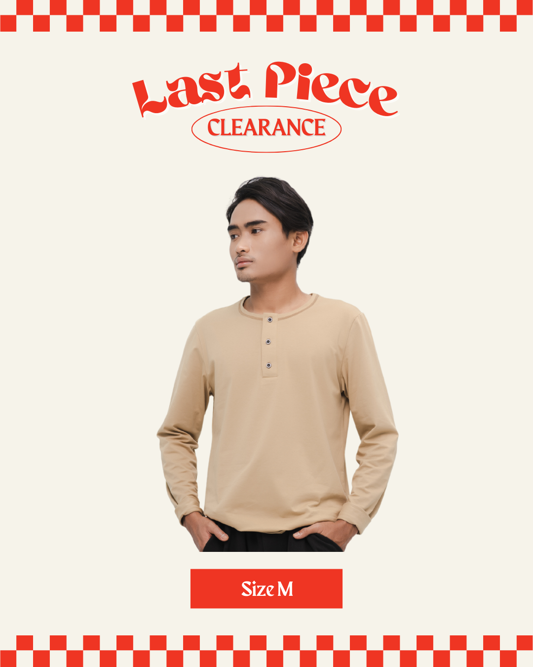 Muzn Men Kurta in Khaki (Size M) – The Daily Lab