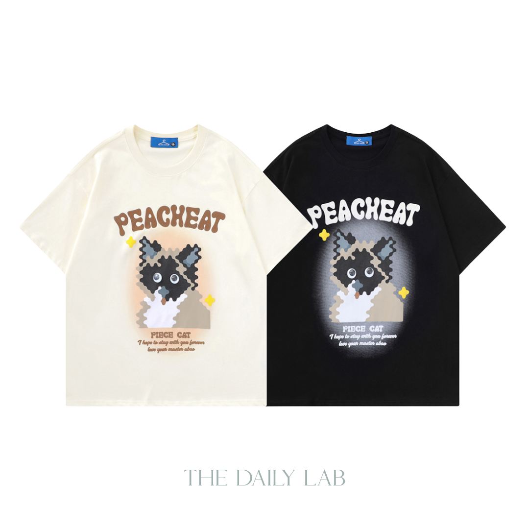 Piece Cat Graphic Tee – The Daily Lab