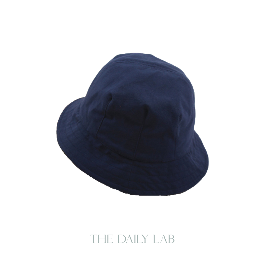 Dark Blue Bucket Hat – The Daily Lab
